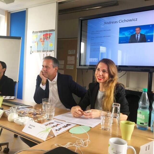 NDR-Chefredakteur Andreas Cichowicz besucht die NDR-Summer School ...